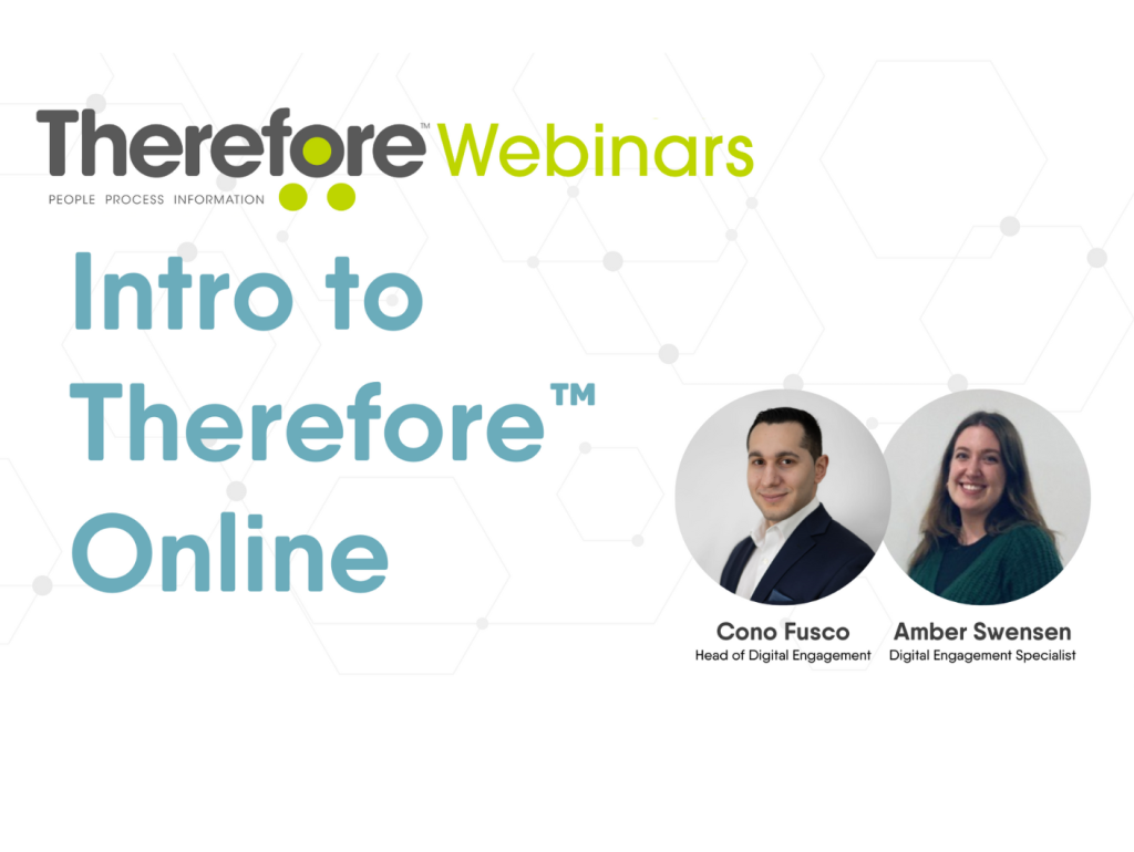 Therefore™ Webinar Series