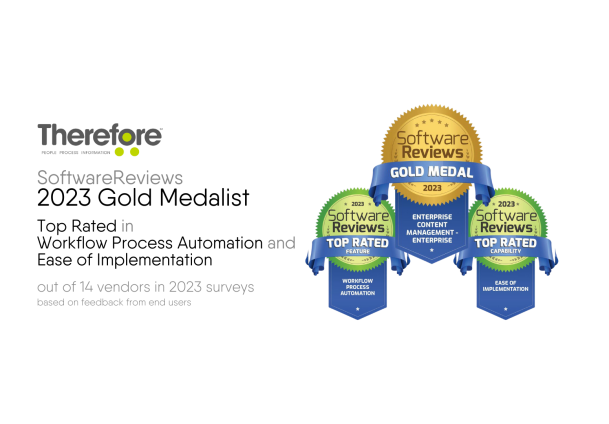 Therefore™ Wins in 2023 SoftwareReviews ECM Report Therefore Wins!
